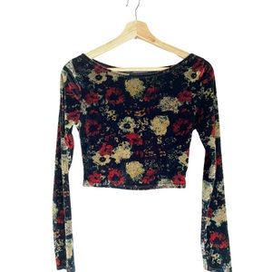 Kimchi Blue | Tops | Urban Outfitters Kimchi Blue Velvet Crop Top ...